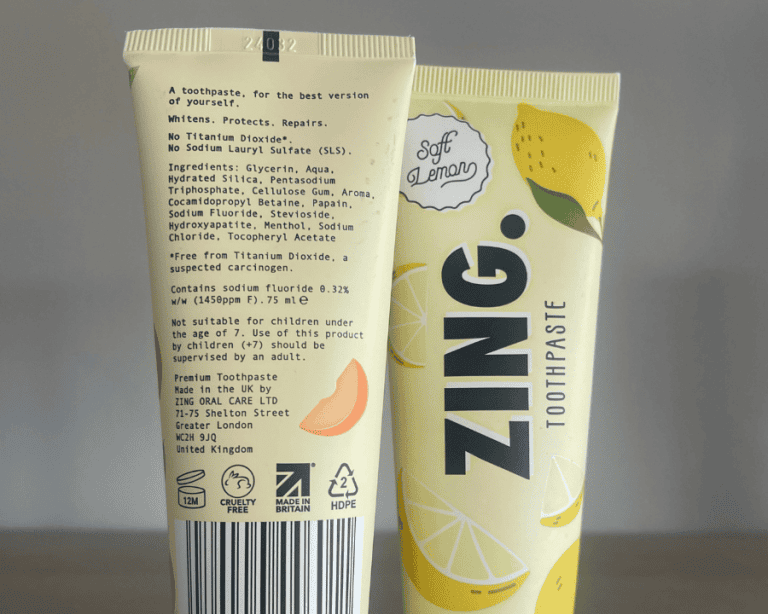 Zing Toothpaste Review 2025: SLS Free With Fluoride AND Hydroxyapatite ...
